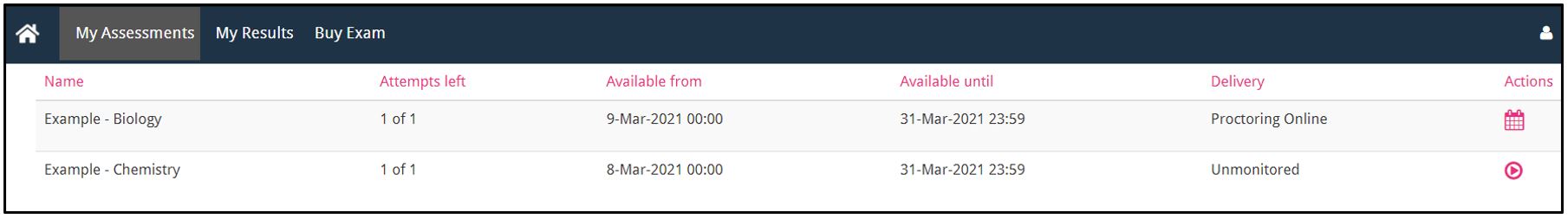 Online proctoring: Candidate portal FAQ – Questionmark Candidate Support